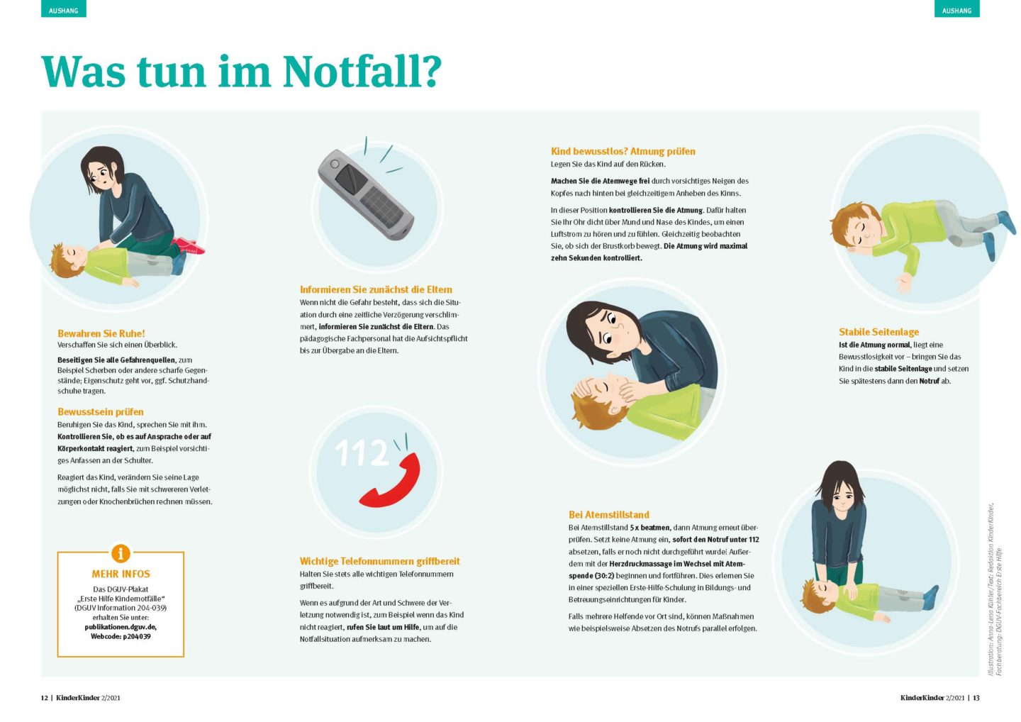 Was tun im Notfall? - KinderKinder